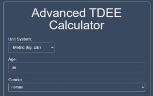 Most Accurate TDEE Calculator
